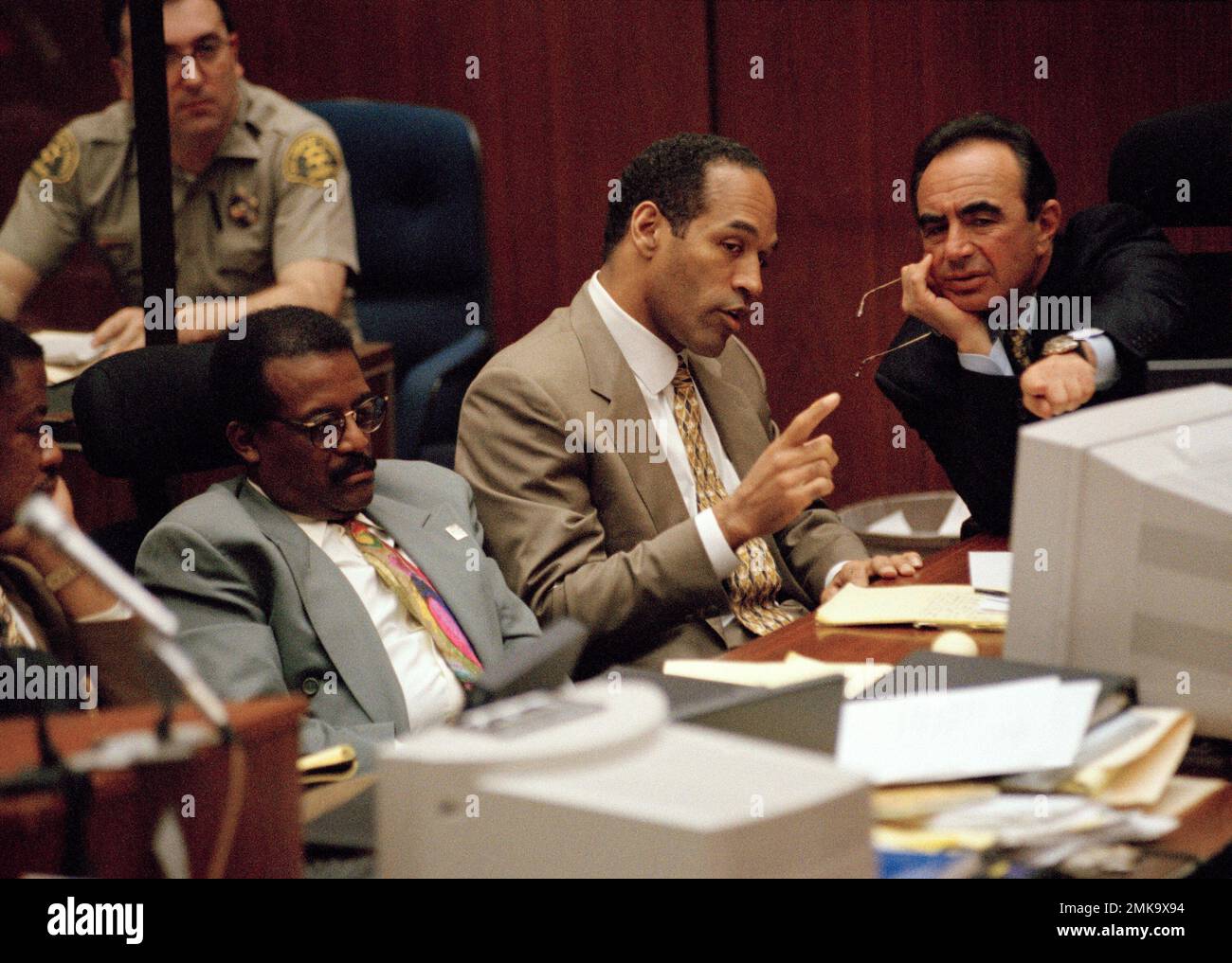 Double murder defendant O.J. Simpson, left, and his attorney Robert ...