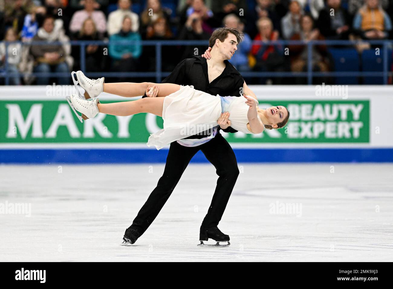 Espoo, Finland. 28th Jan, 2023. Victoria MANNI & Carlo ROETHLISBERGER ...