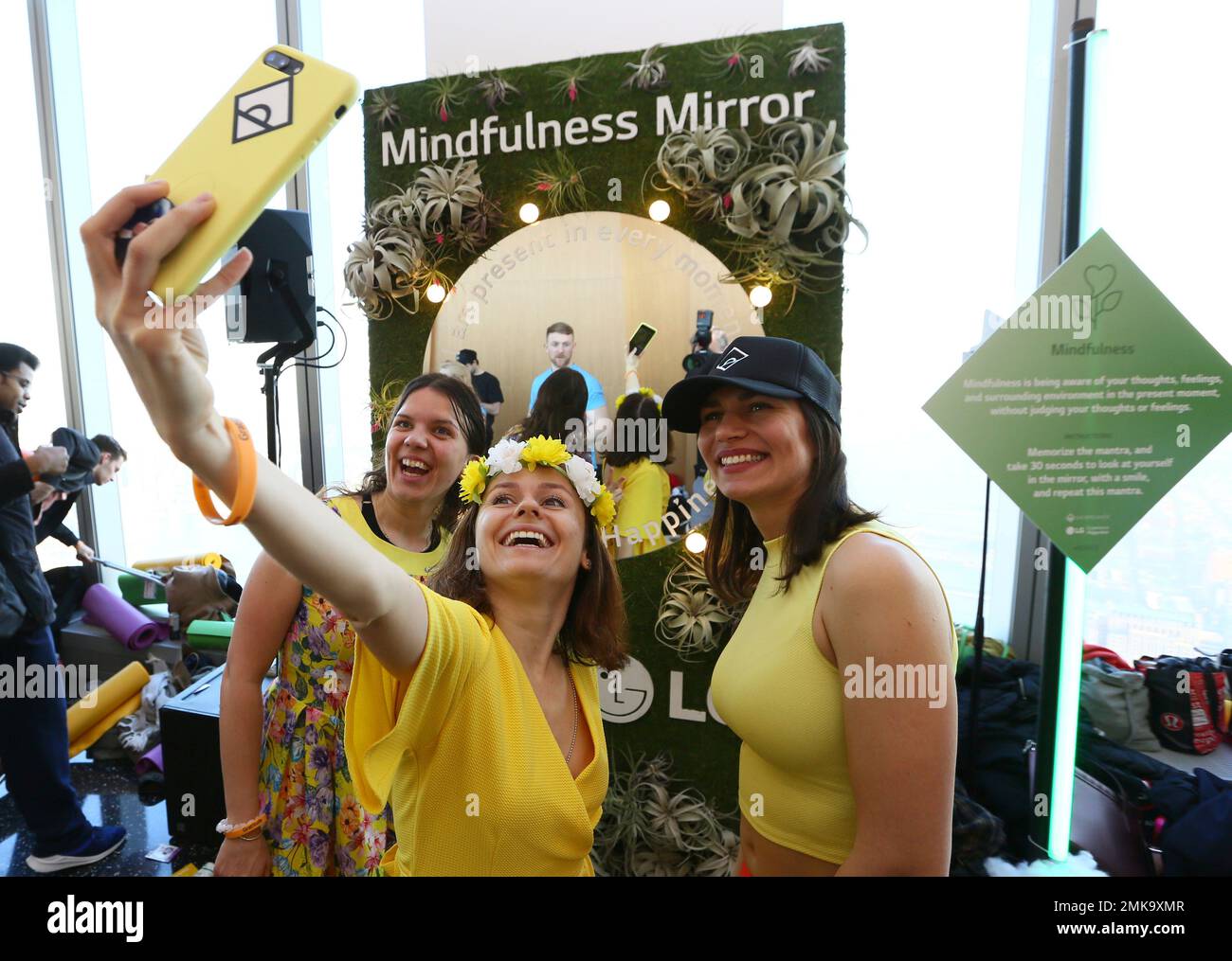 IMAGE DISTRIBUTED FOR LG ELECTRONICS USA- Attendees take a selfie at ...