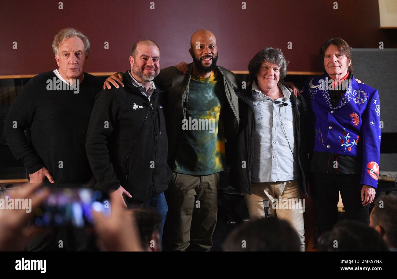 Comedy writer Alan Zweibel, left, HeadCount executive director Andy ...