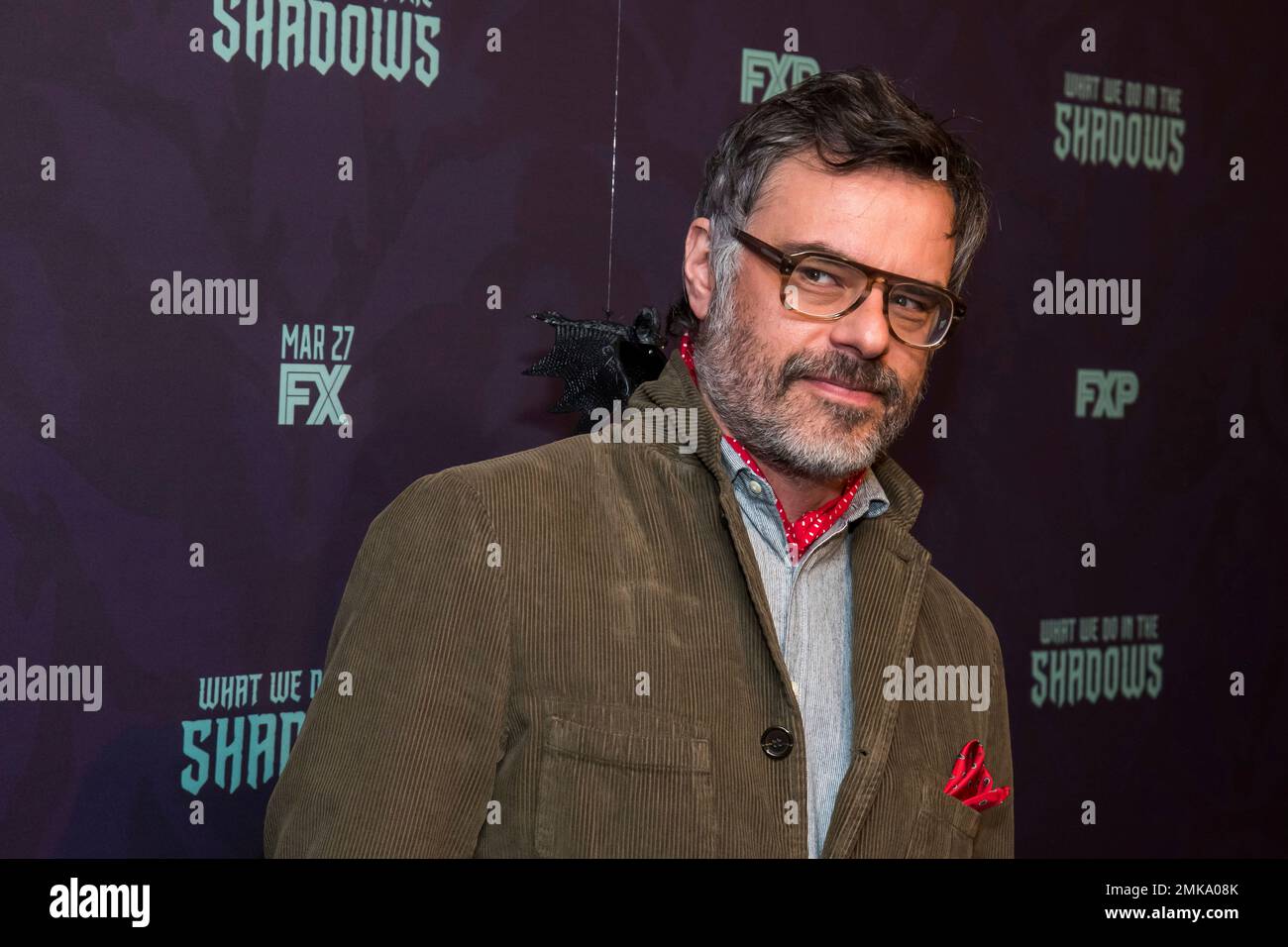 Jemaine Clement attends the premiere of FX's "What We Do in the Shadows ...