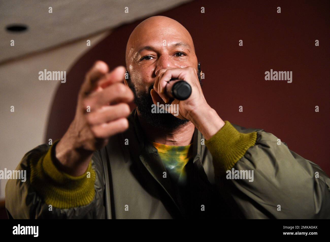 Hip-hop recording artist Common performs at the Woodstock 50 lineup ...