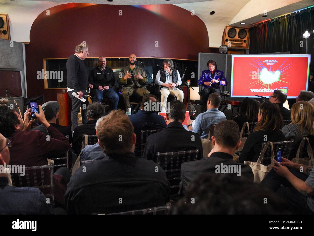 Comedy writer Alan Zweibel, from left, HeadCount executive director ...