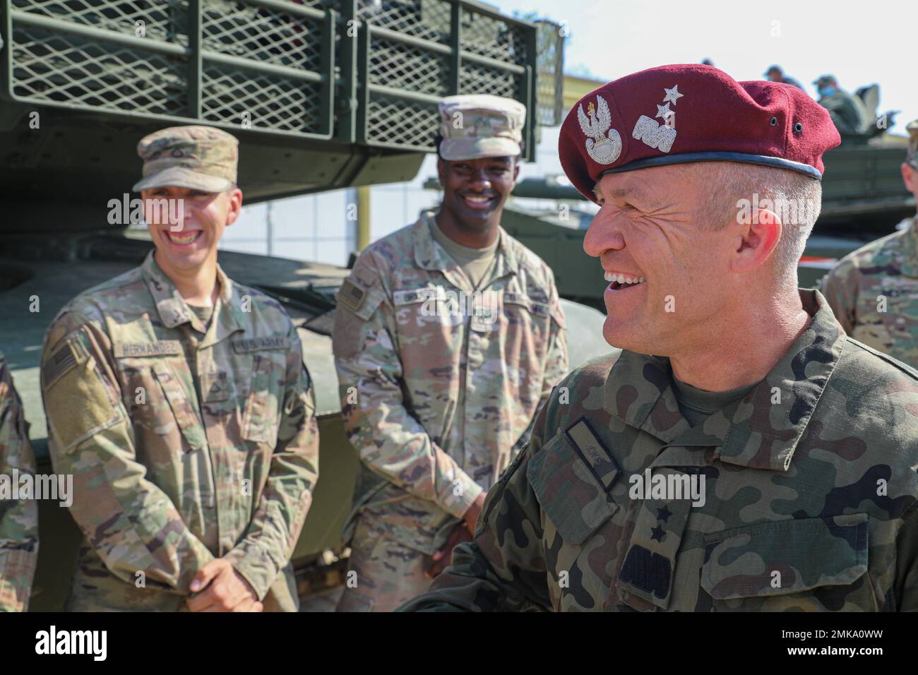 Polish Maj. Gen. Adam Joks, deputy commanding general for ...