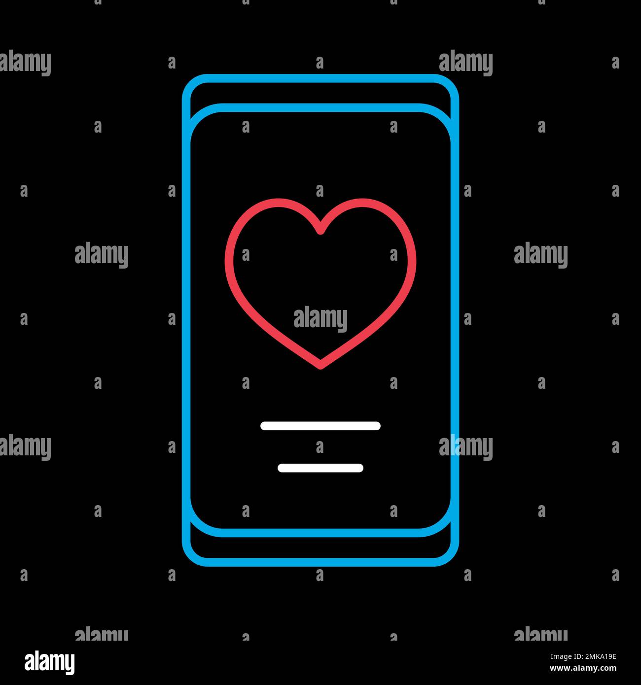 Technology heart smartphone mobile phone romantic telephone call ...