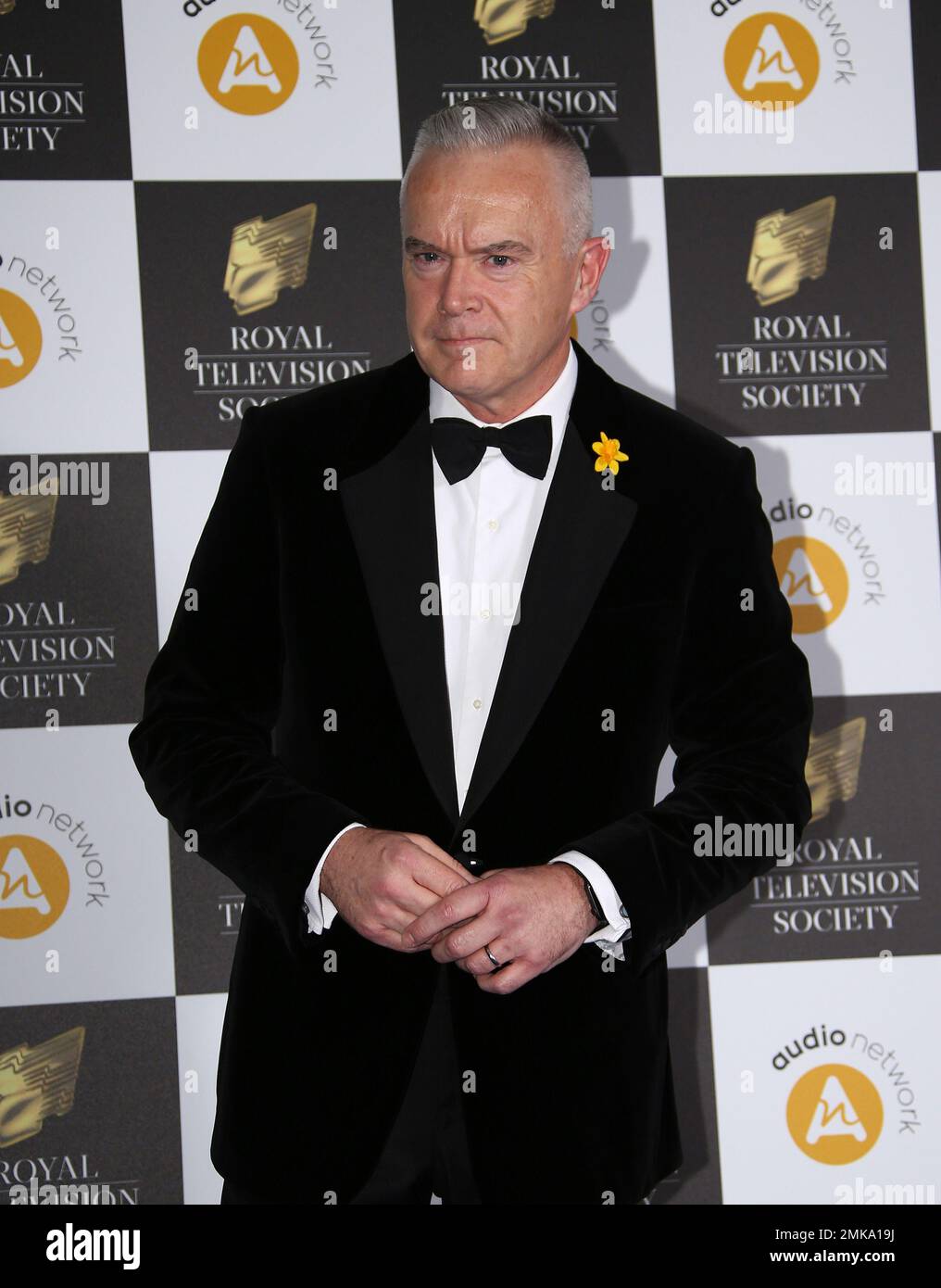 Huw Edwards poses for photographers upon arrival for a the Royal ...