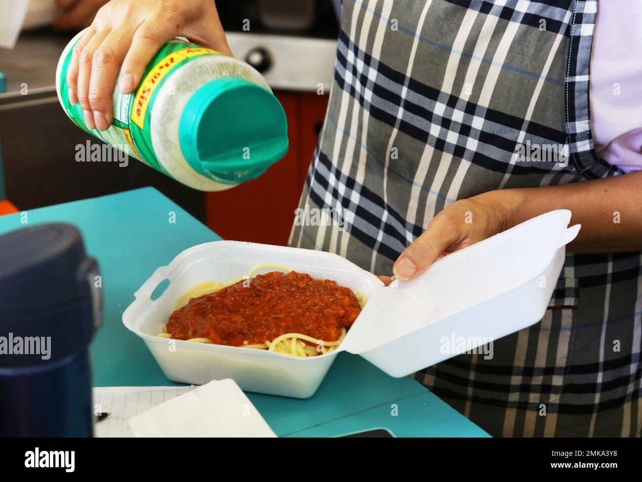 In this Thursday, March 14, 2019 photo, Belinda Lau, manager of the ...