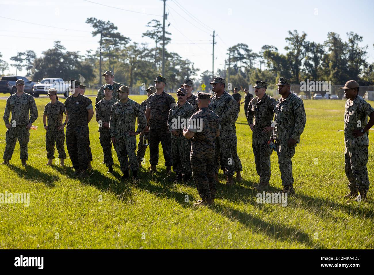 U.S. Navy personnel with U.S. Navy Amphibious Warfare Tactics ...