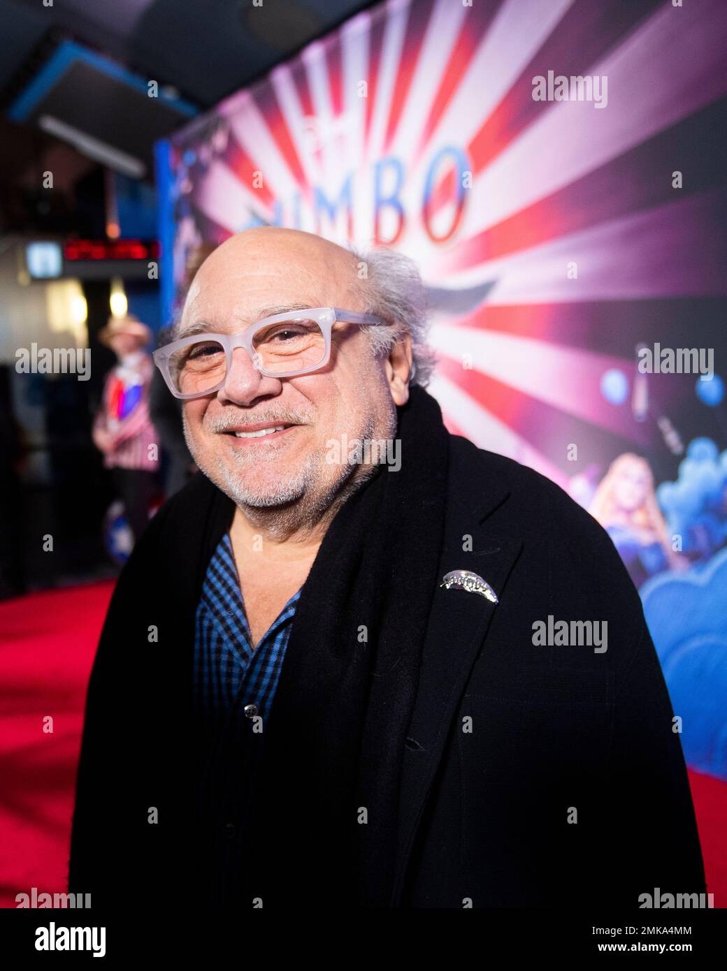 Actor Danny DeVito poses at the Canadian premiere of "Dumbo" on Monday ...