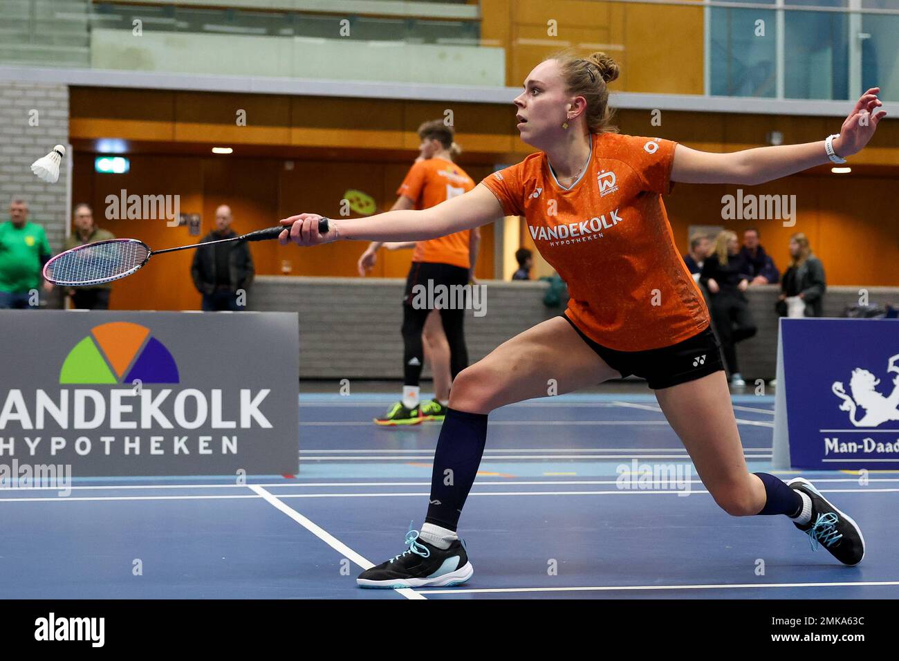 DEN HAAG, NETHERLANDS - JANUARY 28: Corina Breukers of BC Duinwijck ...