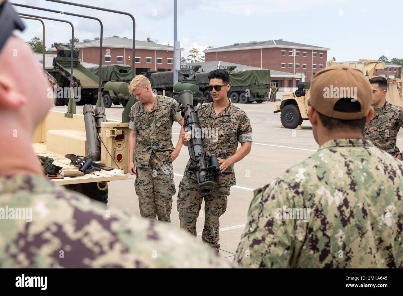 U.S. Navy personnel with U.S. Navy Amphibious Warfare Tactics ...