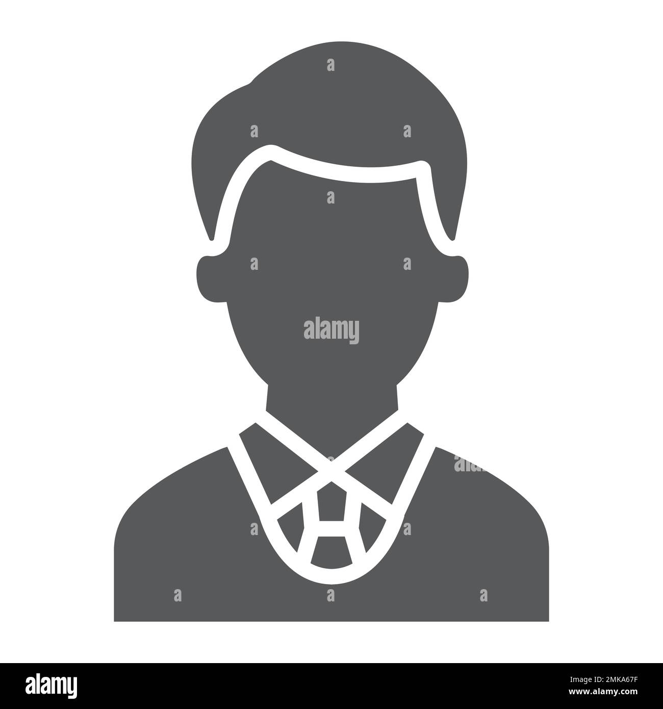 Judge glyph icon, justice and law, man sign, vector graphics, a solid ...