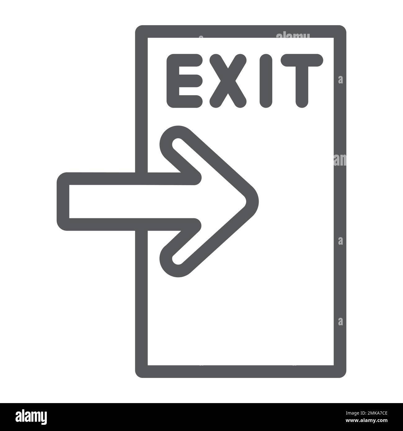 Logout thin hi-res stock photography and images - Alamy