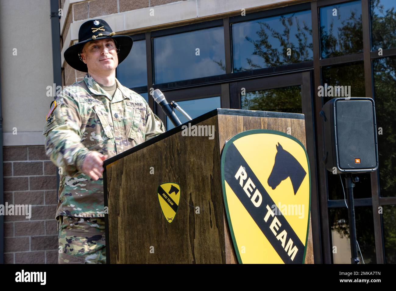 Lt. Col. Sam M. Pearson, commander of the 6th Battalion, 56th Air ...