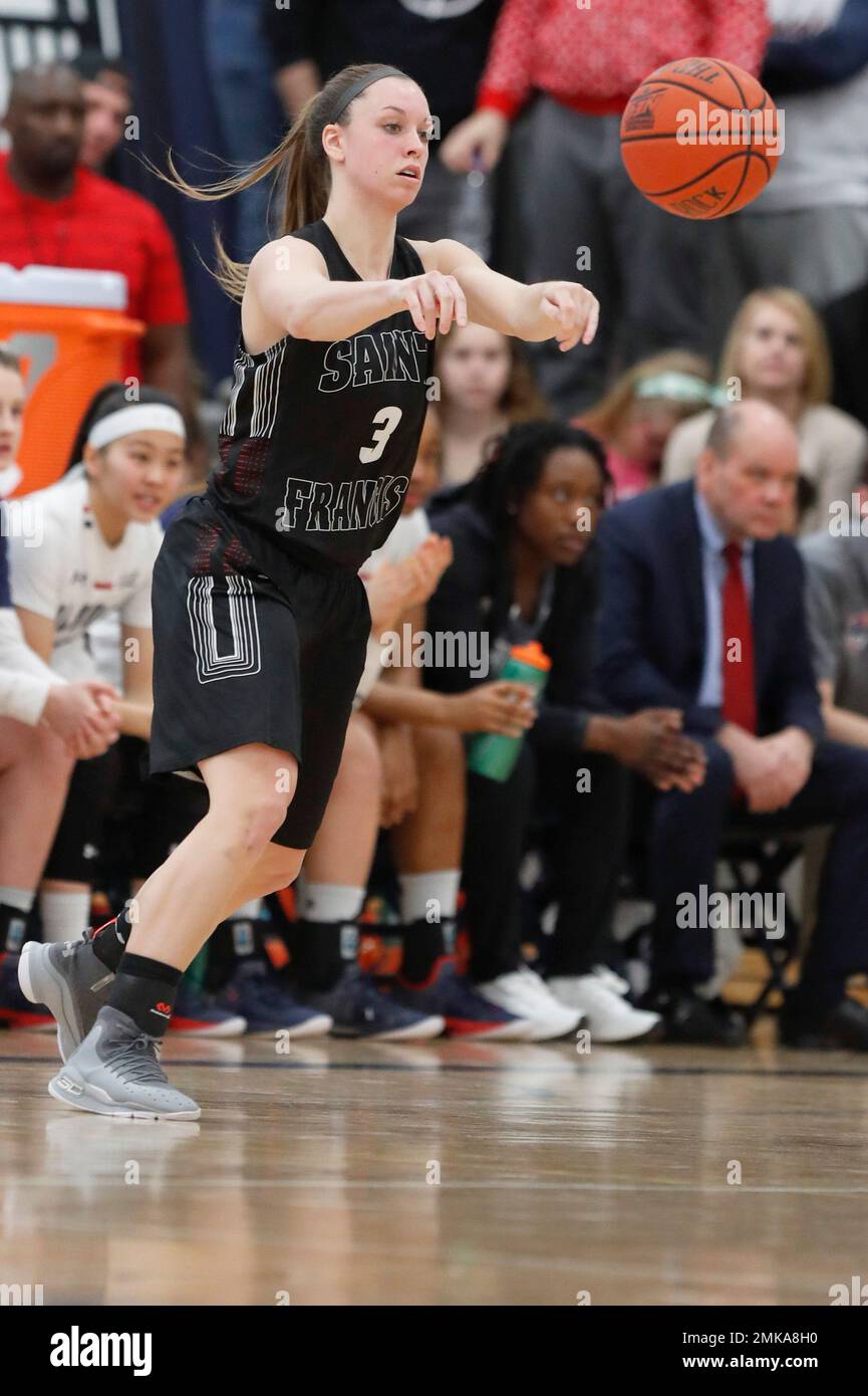 St. Francis (Pa)'s Karson Swogger (3) plays against Robert Morris ...