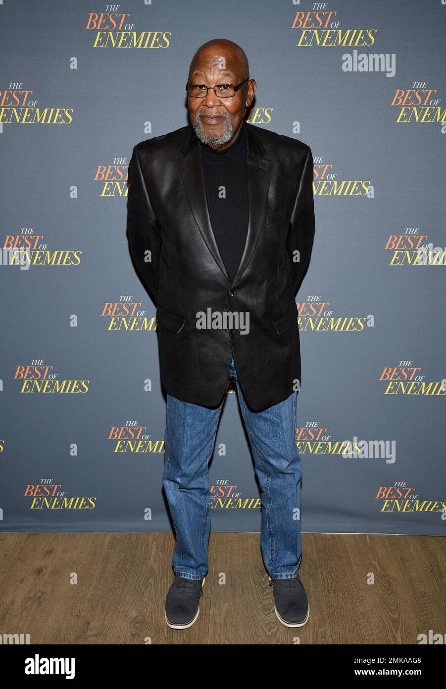 Bill Riddick, the real-life subject of the film, poses at the "The Best ...