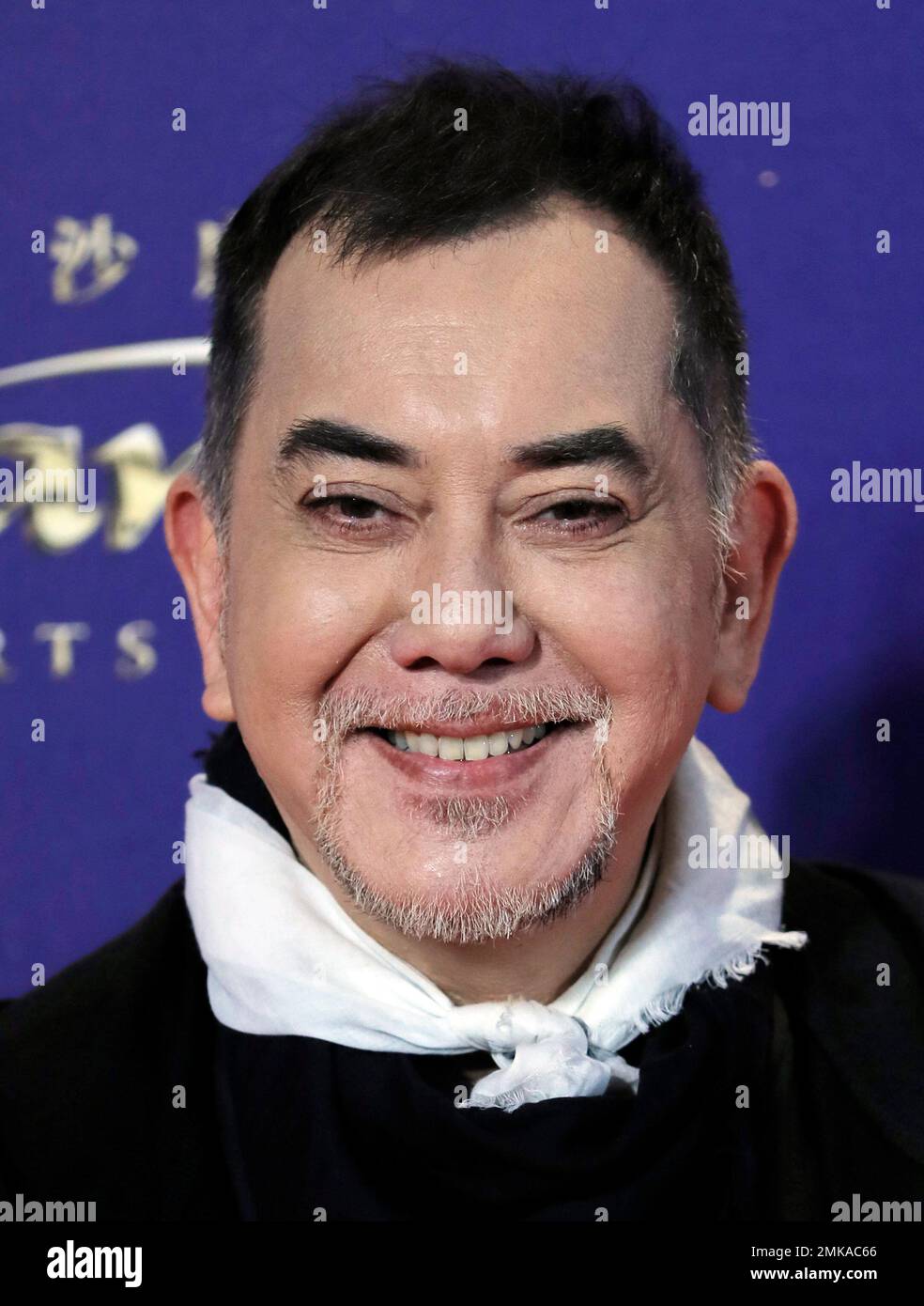 Hong Kong actor Anthony Wong poses on the red carpet of the Asian Film ...