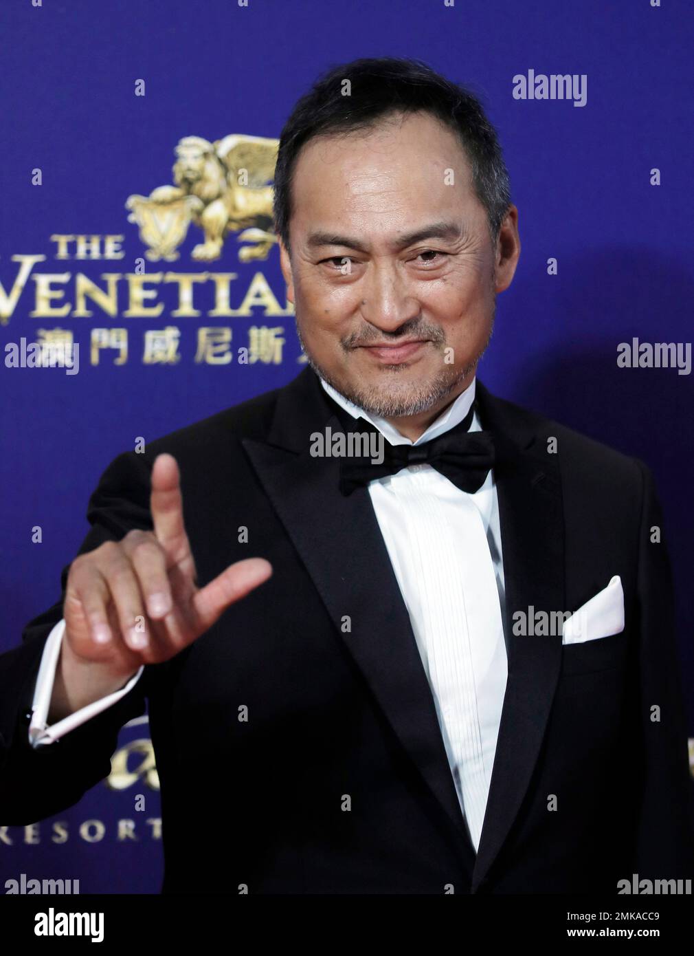 Japanese actor Ken Watanabe poses on the red carpet of the Asian Film ...