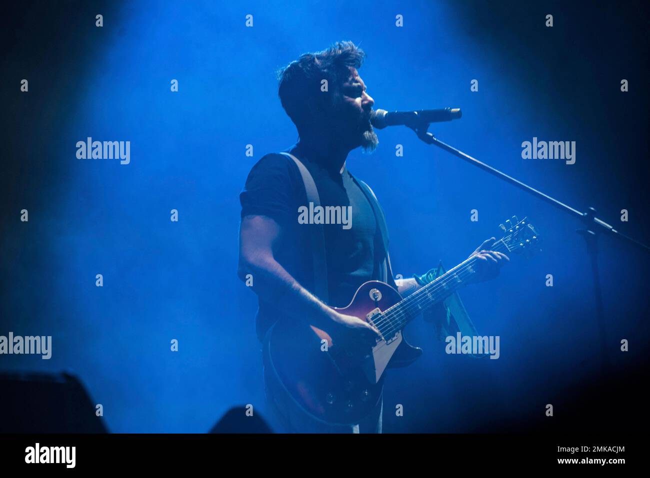 Singer Ro of band Liquits perform during the Vive Latino music festival ...