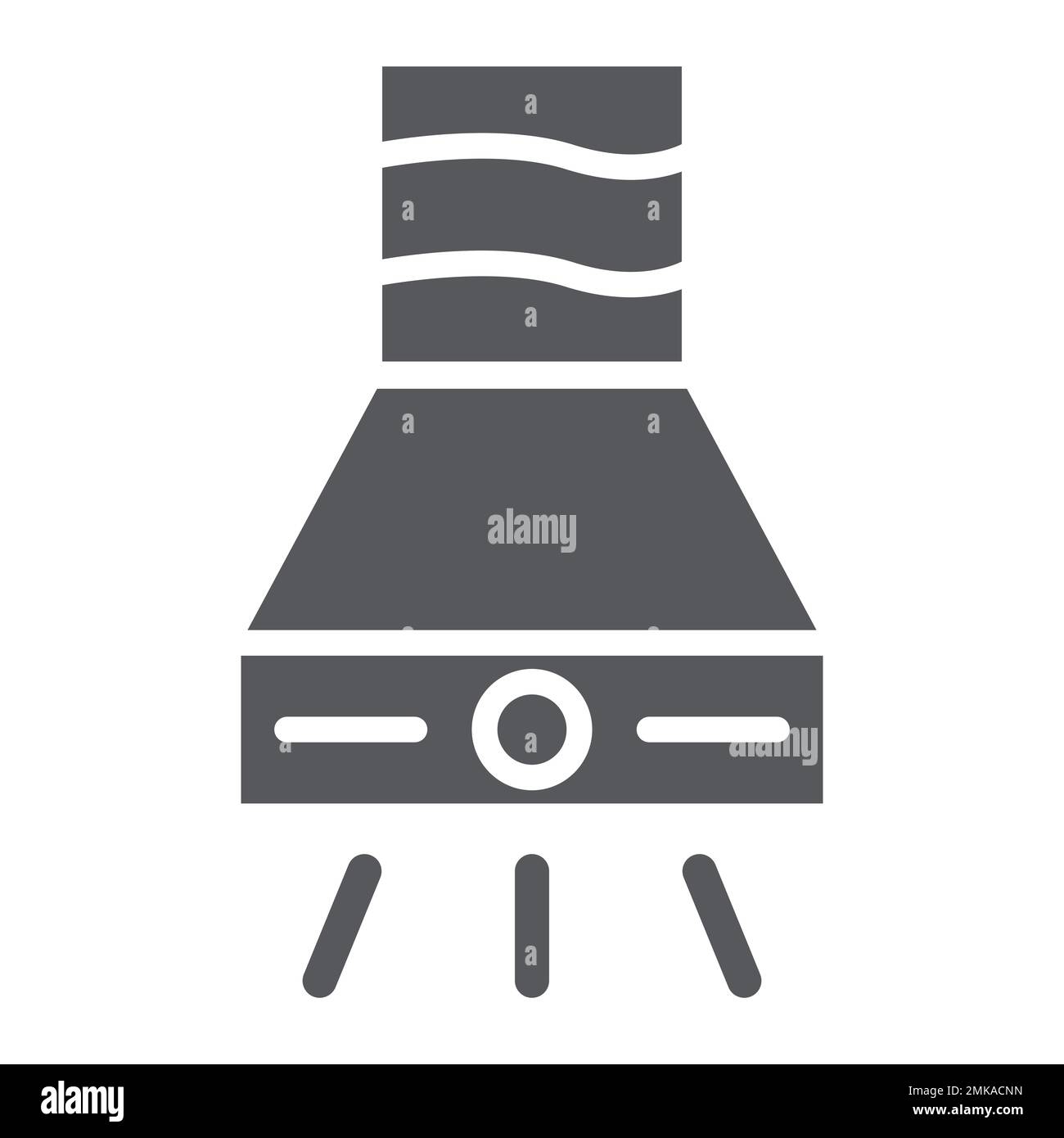 Exhaust hood glyph icon, fan and kitchen, extractor hood sign, vector ...
