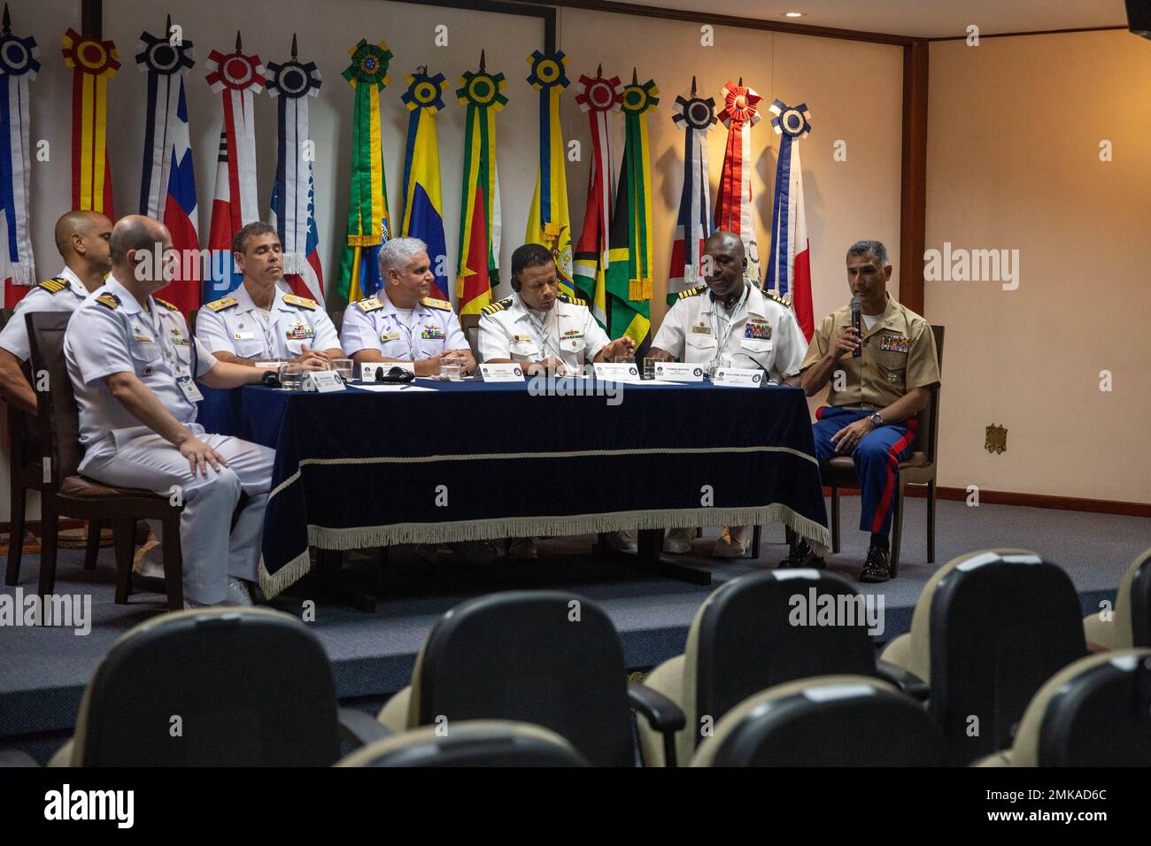 U.S. Marine Corps Col. Guillermo Rosales, commander of Special Purpose Marine Air-Ground Task ...