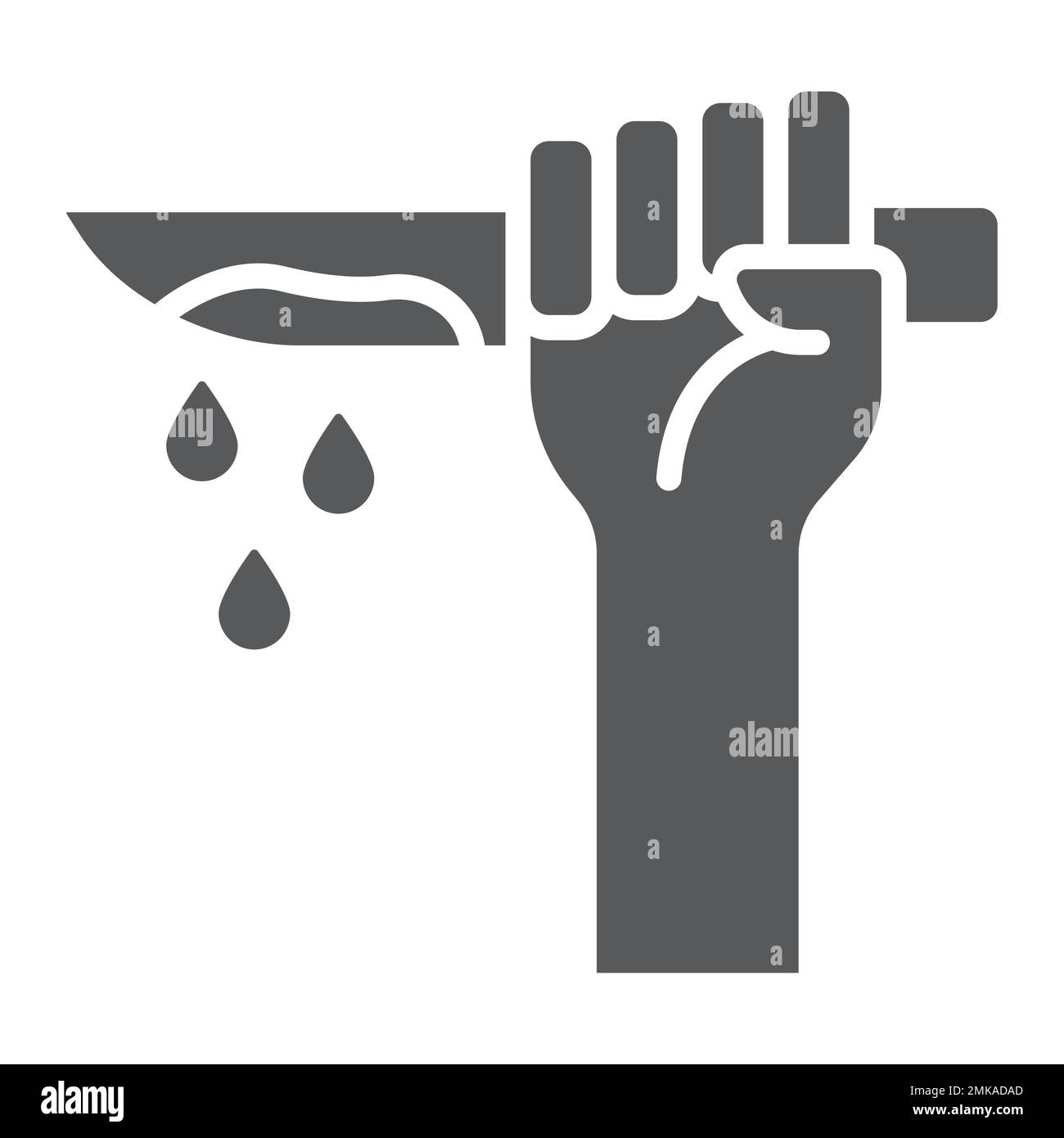 Murder glyph icon, crime and attack, hand and knife sign, vector ... Murder glyph icon, crime and attack, hand and knife sign, vector ...