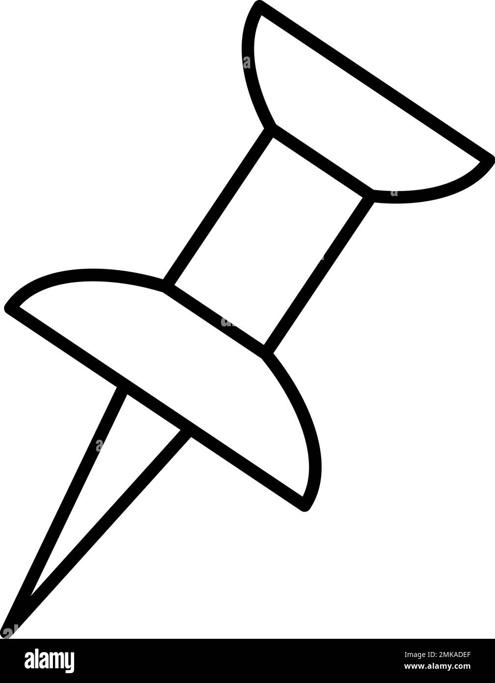 Marker, pin, remember vector icon on transparent background. Outline ...