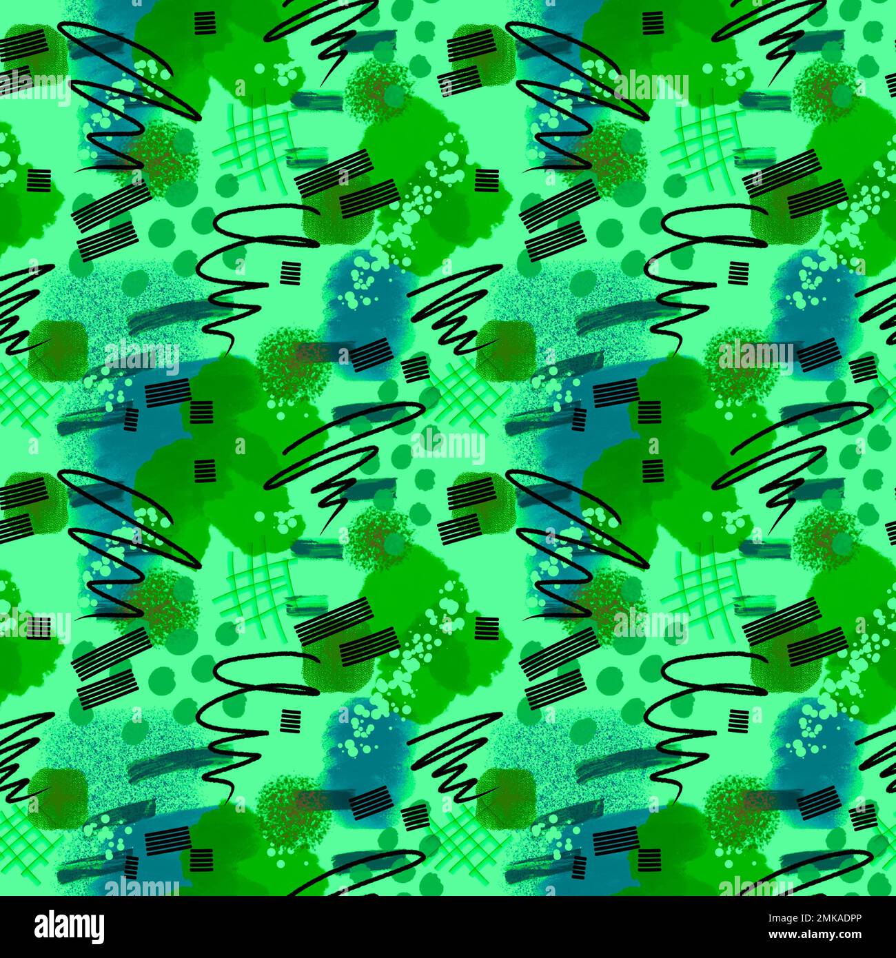 Abstract watercolor seamless paint spots pattern for wrapping paper and ...