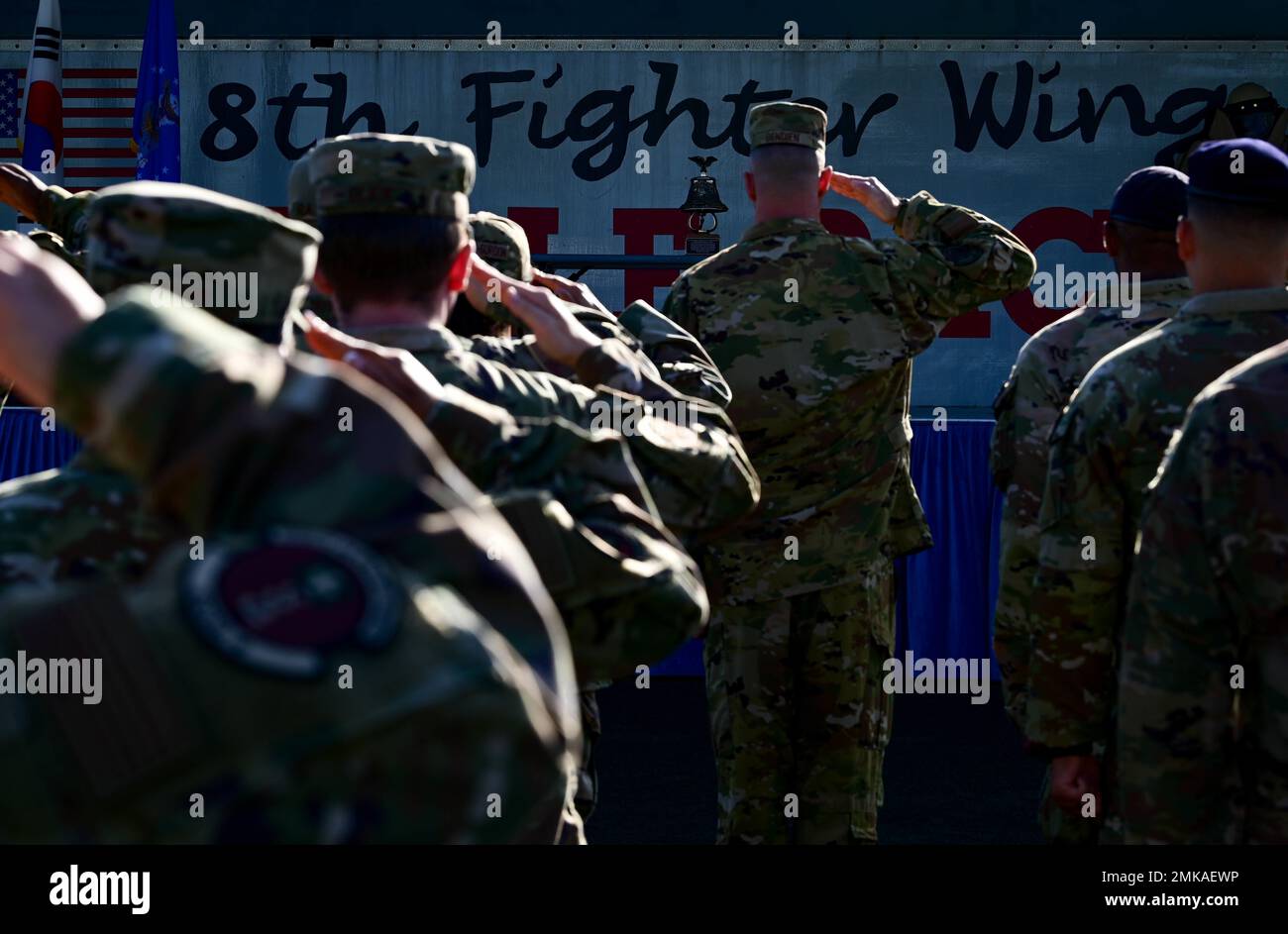 Members from the 8th Civil Engineer Squadron, 8th Security Forces ...