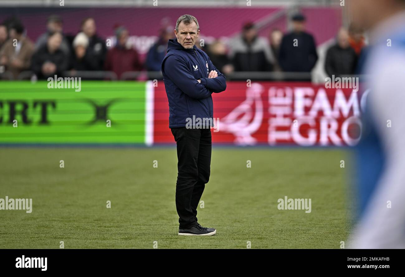 Barnet, United Kingdom. 28th Jan, 2023. Premiership Rugby. Saracens V ...