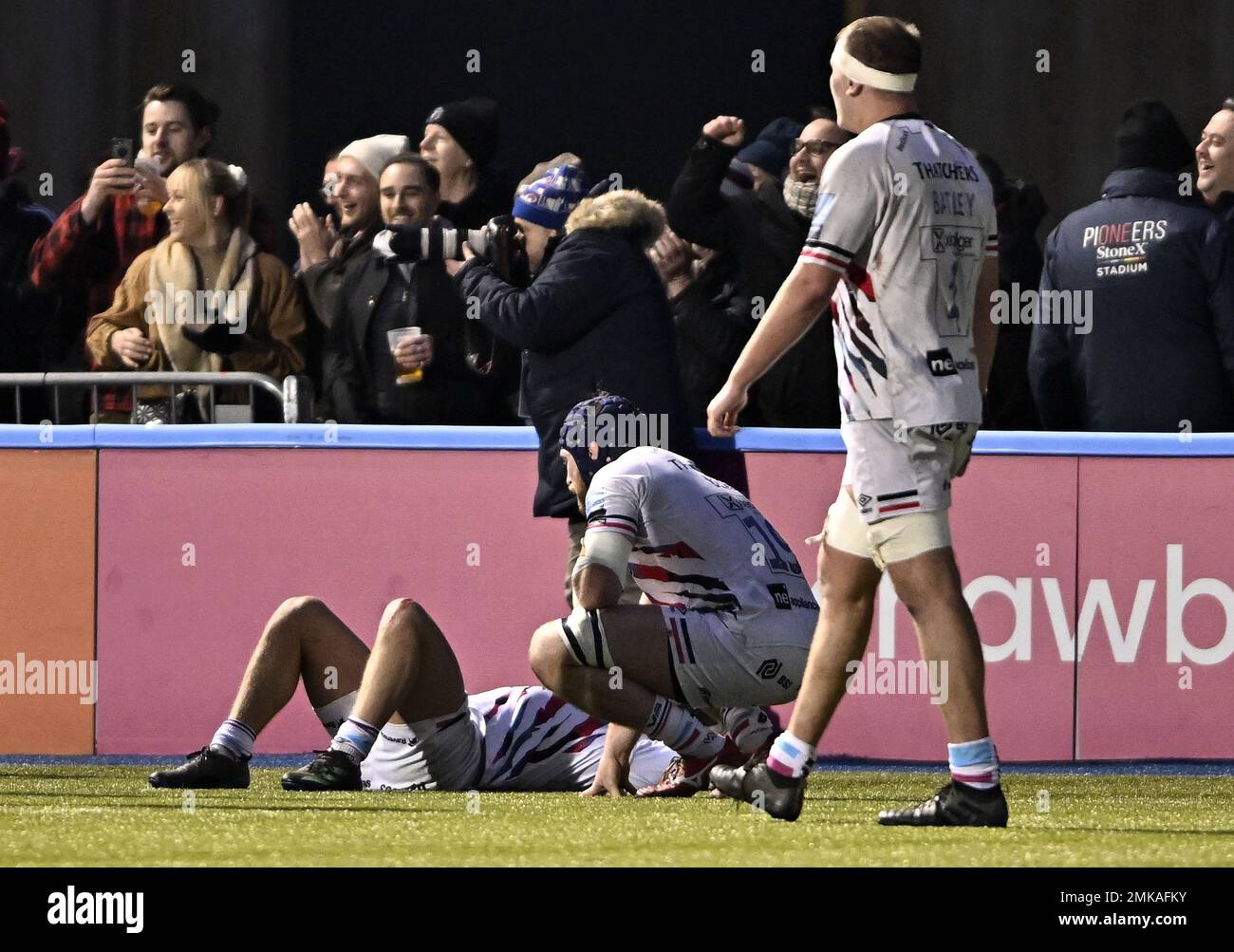 Barnet, United Kingdom. 28th Jan, 2023. Premiership Rugby. Saracens V ...