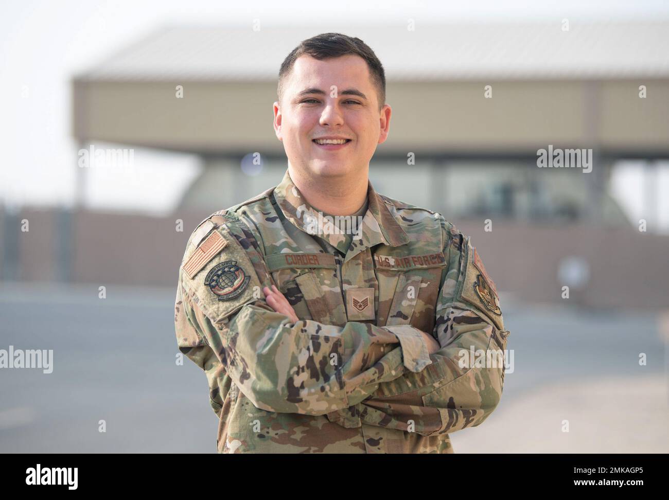 U.S. Air Force Staff Sgt. Lucas Corder, 386th Expeditionary Force ...