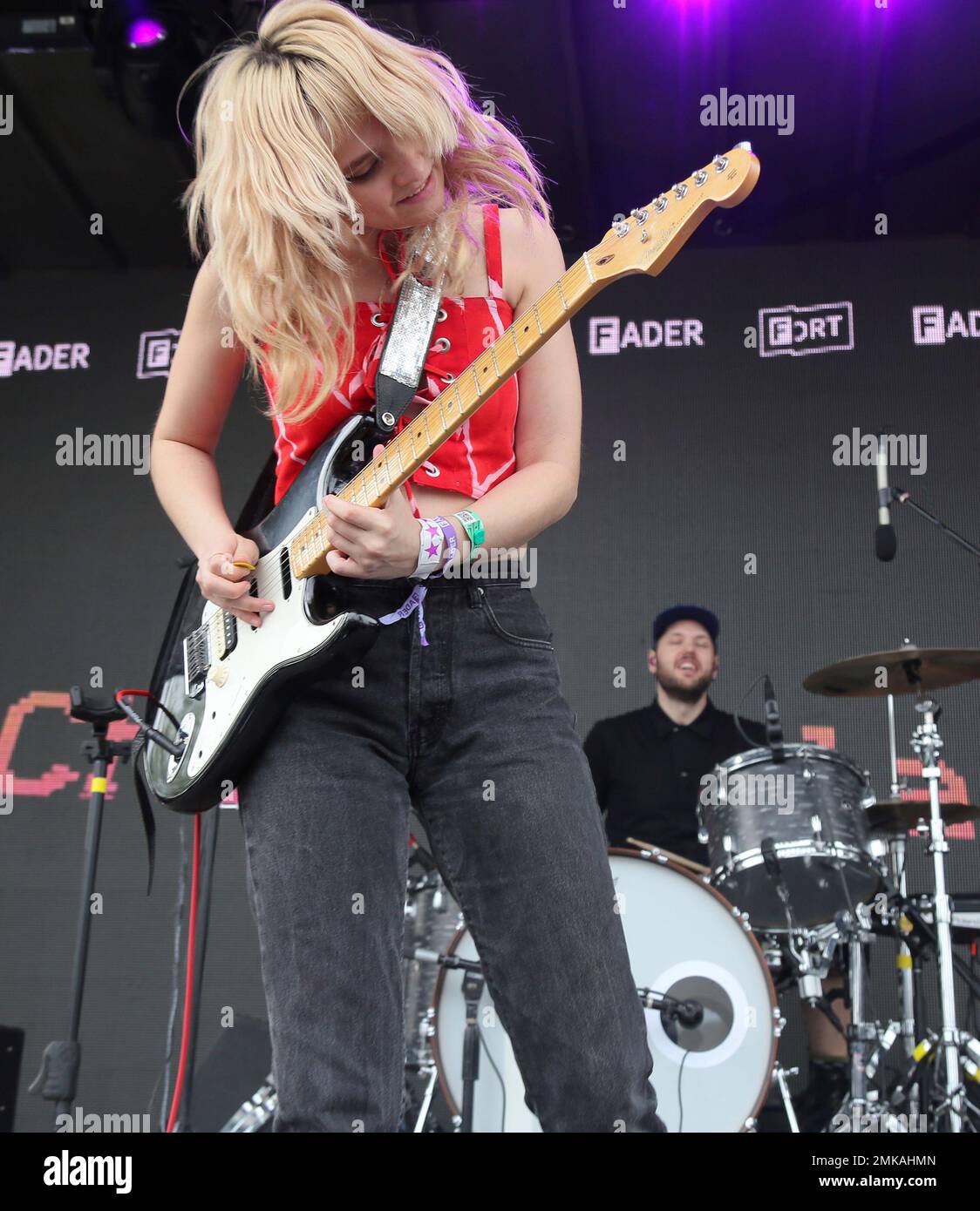 Cherry Glazerr's Clementine Creevy performs at Fader Fort during the ...