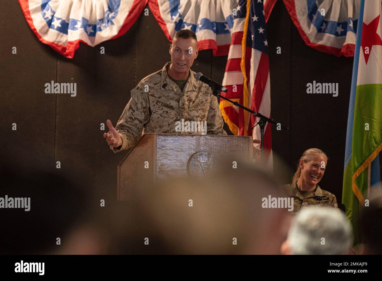 U.S. Marine Corps Sgt. Maj. Frank Kammer, Combined Joint Task Force ...