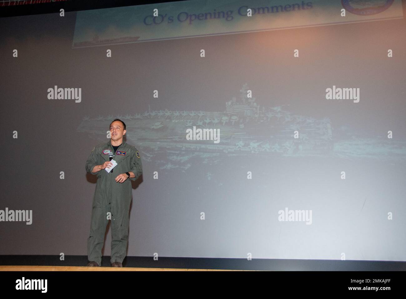 220907-N-BR419-1054 YOKOSUKA, Japan (Sept. 7) Capt. Fred Goldhammer ...
