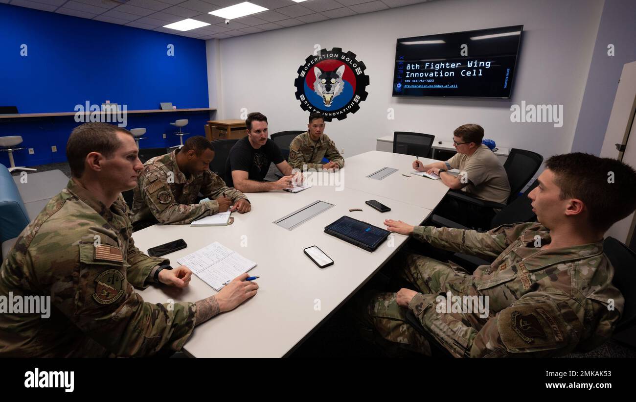 Capt. Logan Arnt, 8th Security Forces Squadron section commander and ...