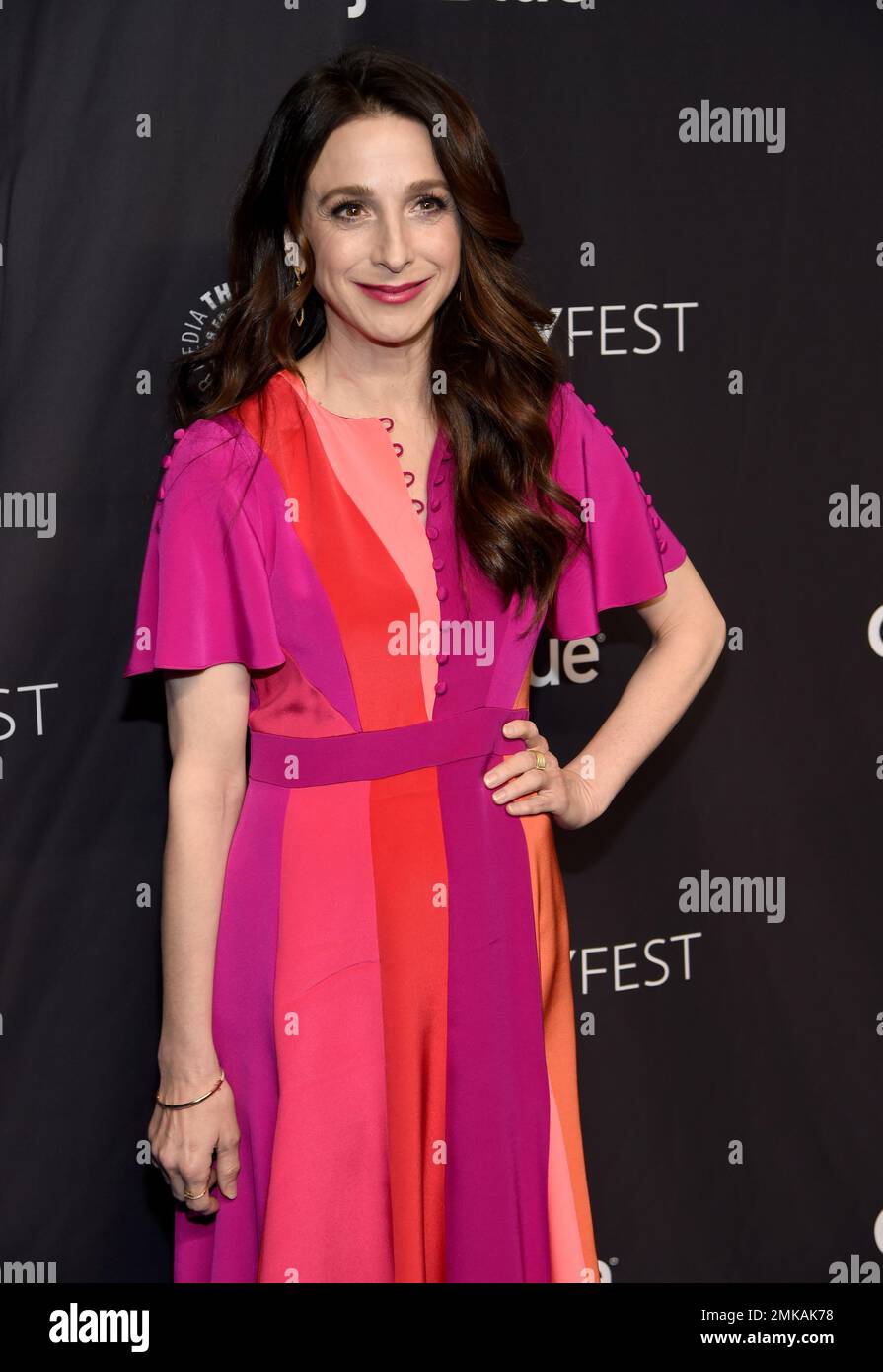 Marin Hinkle arrives at a screening of "The Marvelous Mrs. Maisel ...