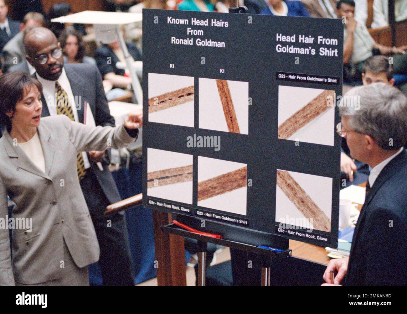 FBI agent Douglas Deedrick, a hair and fiber expert, right, and ...