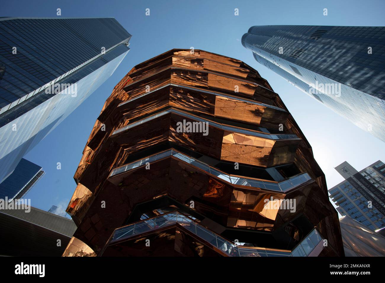 This March 5, 2019 photo shows "Vessel," a 150-foot-tall structure of ...