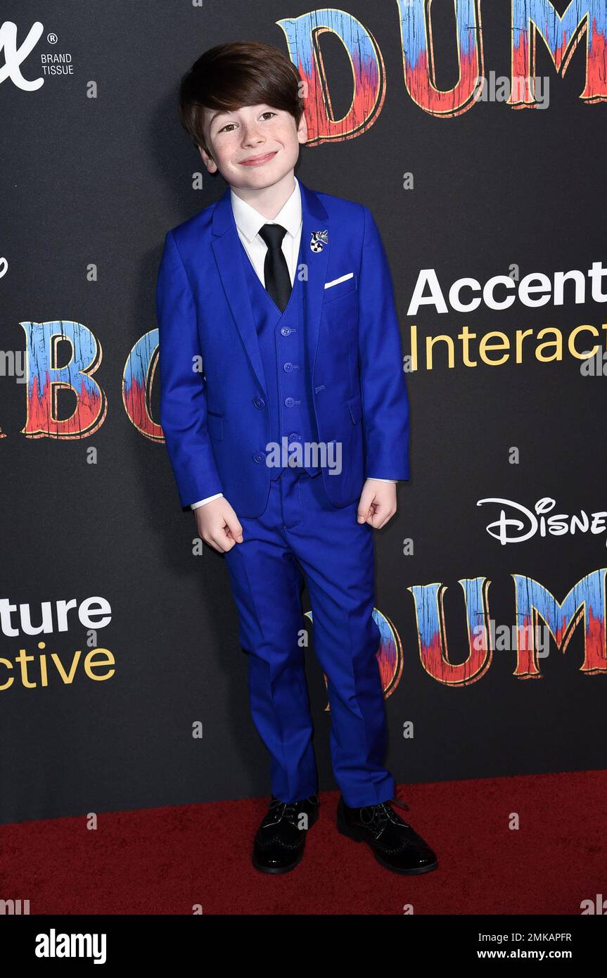 Paxton Booth attends the LA premiere of "Dumbo" at the Dolby Theatre on ...