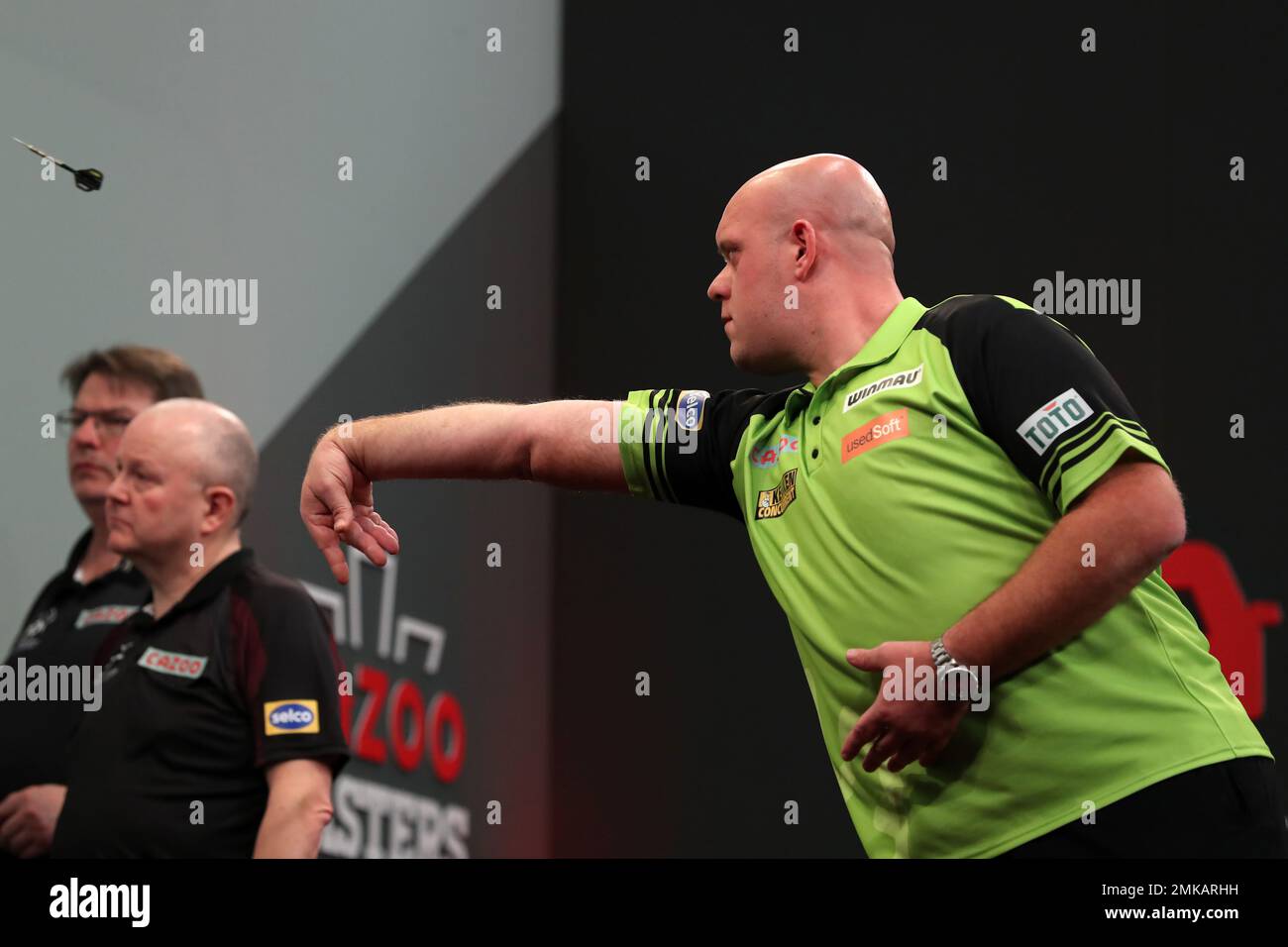 Marshall Arena, Milton Keynes, UK. 28th Jan, 2023. 2023 PDC Cazoo Masters Day 2 Evening Session ...