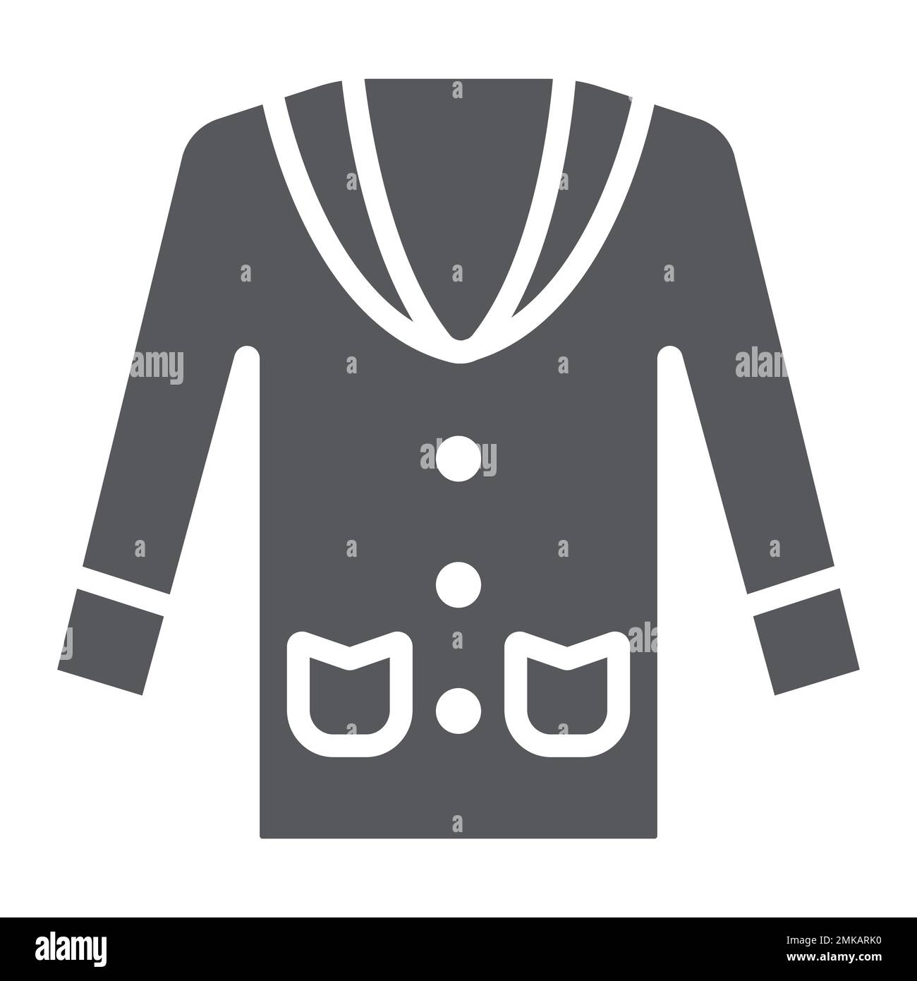 Tuxedo glyph icon, clothes and man, suit sign, vector graphics, a solid ...