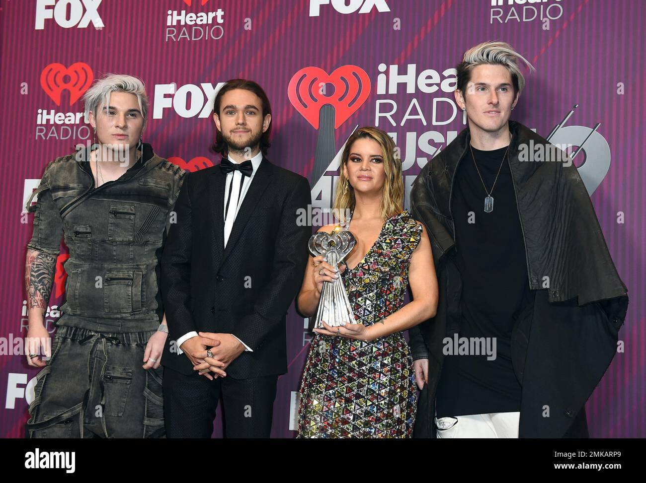 Michael Trewartha, left, and Kyle Tree, right, of Grey, Zedd, second ...