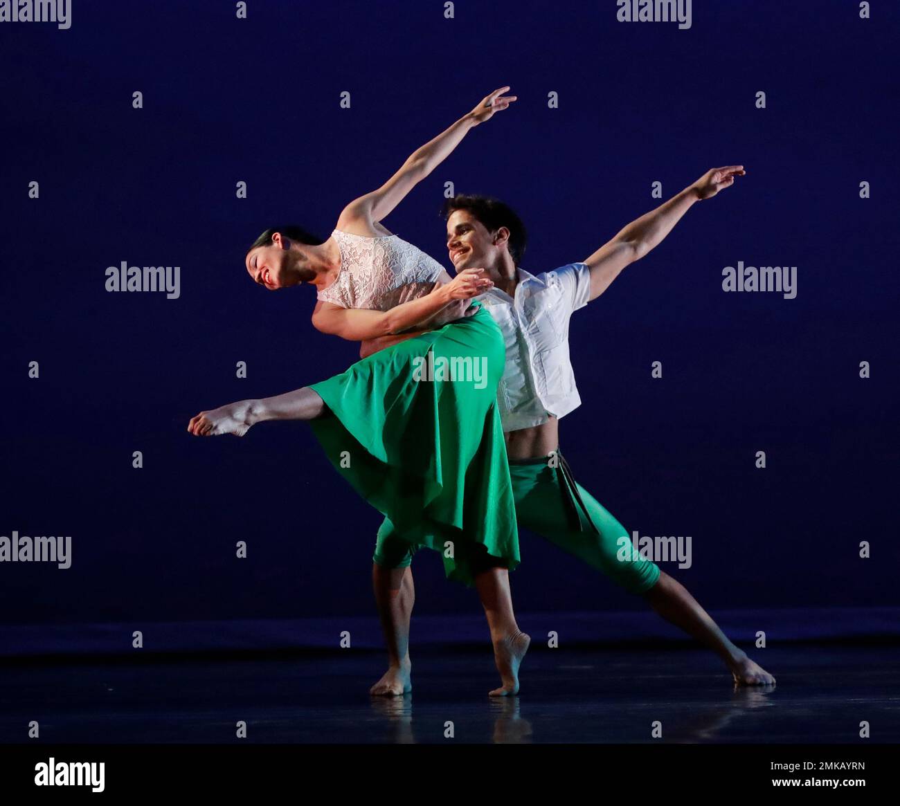 Dancers from the Contemporary Ballet of Camaguey perform "Guajira" in ...