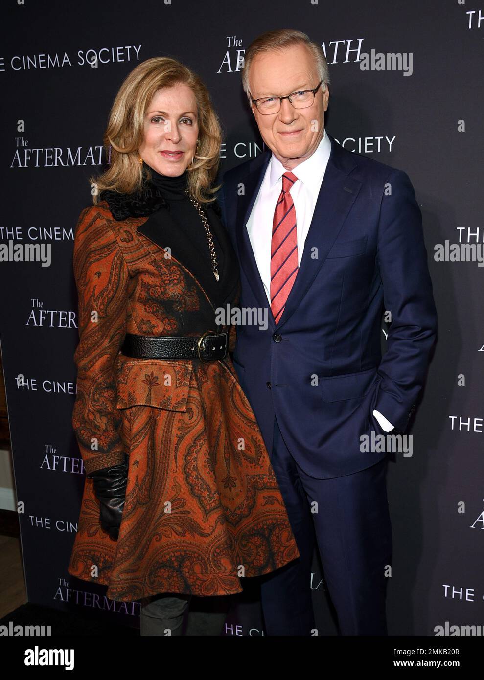 WNBC news anchor Chuck Scarborough and wife Ellen attend a special ...