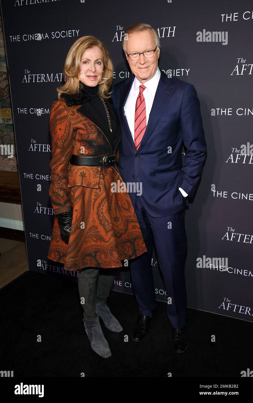 WNBC news anchor Chuck Scarborough and wife Ellen attend a special ...