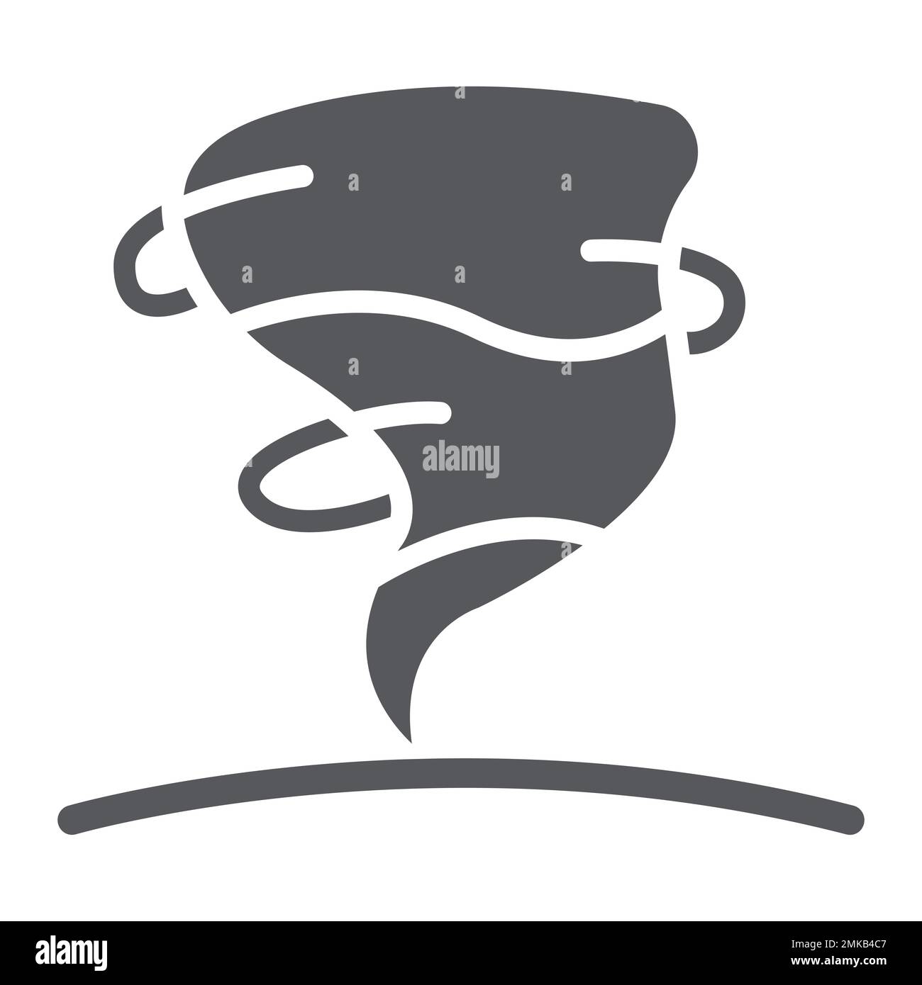 Hurricane glyph icon, weather and meteorology, cyclone sign, vector ...