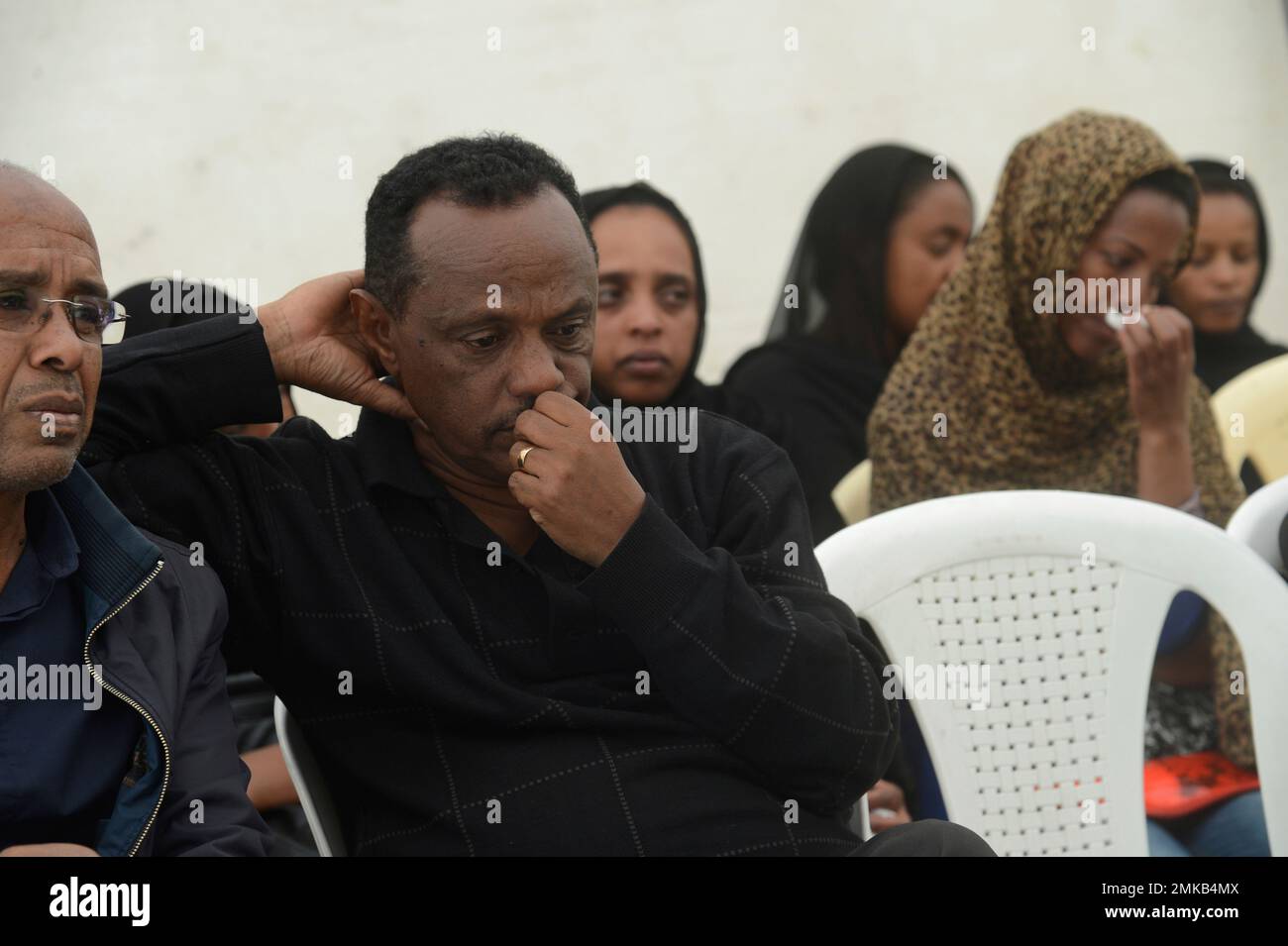 Ababu Amha, husband of crash victim air hostess Sara Gebremichael, 38 ...