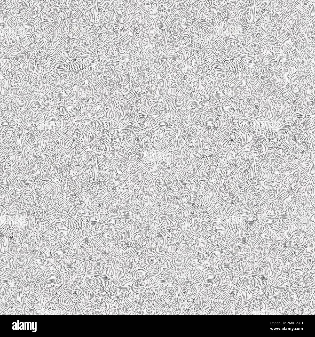 Seamless texture. Black and white Abstract pattern rom swirling lines ...