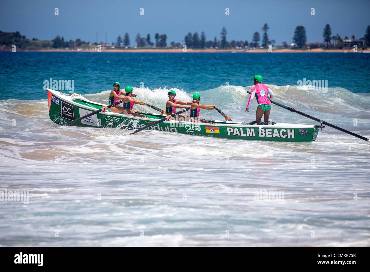 Sydney Northern beaches surfboat carnival at North Narrabeen beach ...
